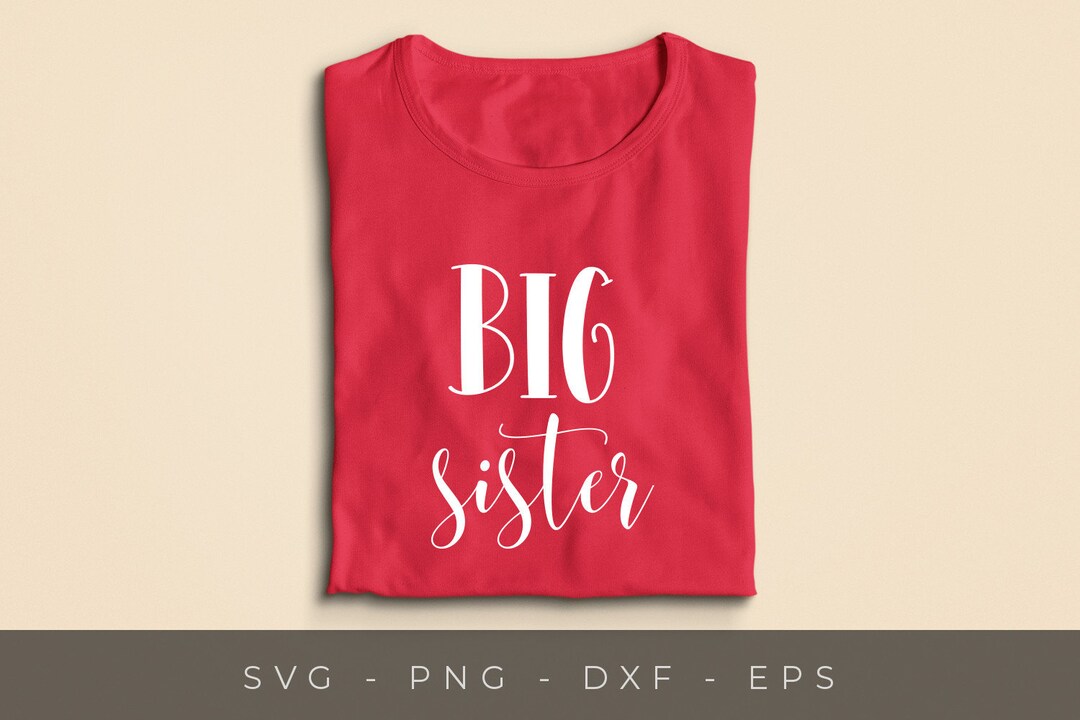 Hermana mayor SVG, Hermanos archivos svg para cricut, Archivo de corte ...