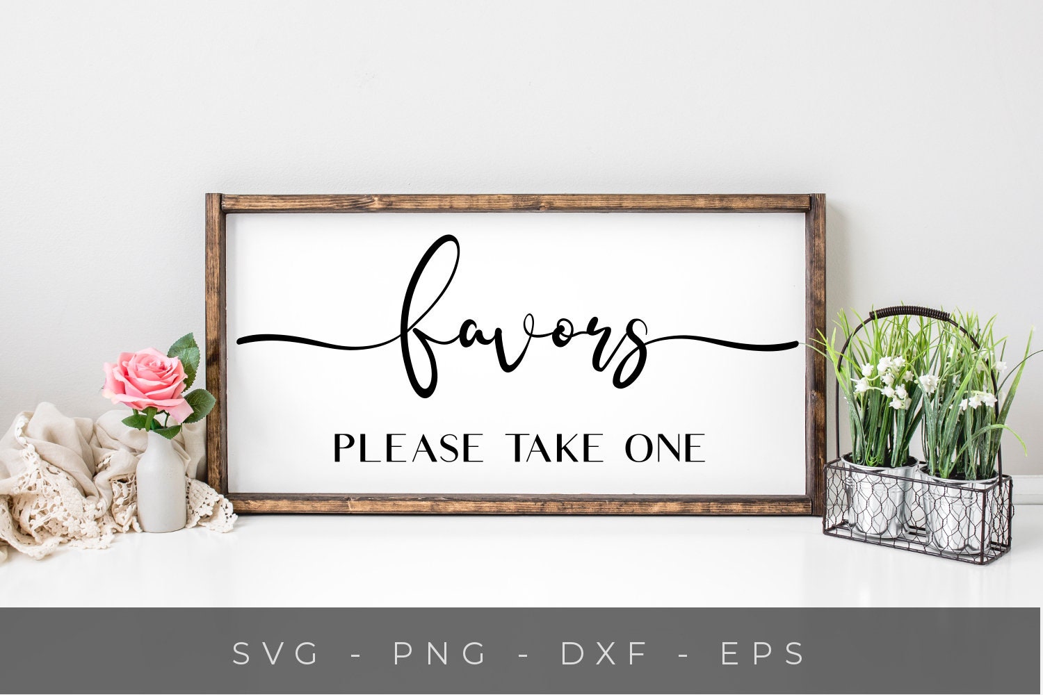 Favors Please Take One SVG Wedding Svg Files Wedding Sign - Etsy