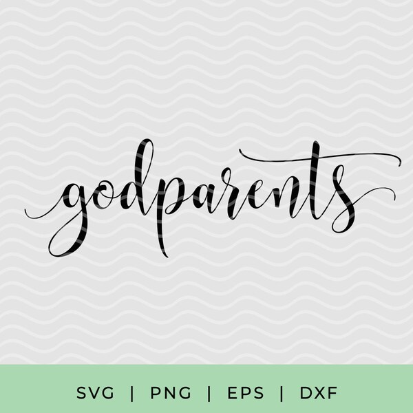 Godparents Svg - Etsy