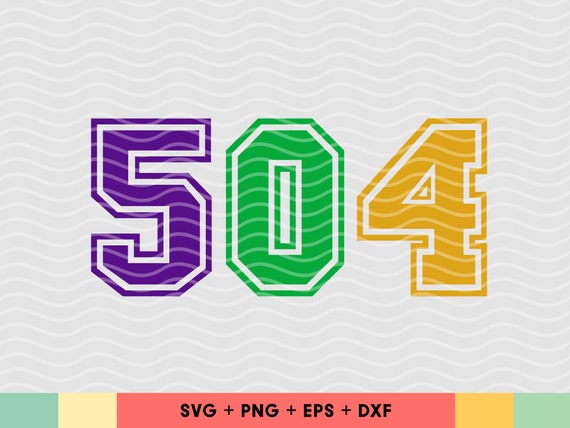 504 Svg Mardi Gras Shirt SVG Files New Orleans Svg Cutting - Etsy