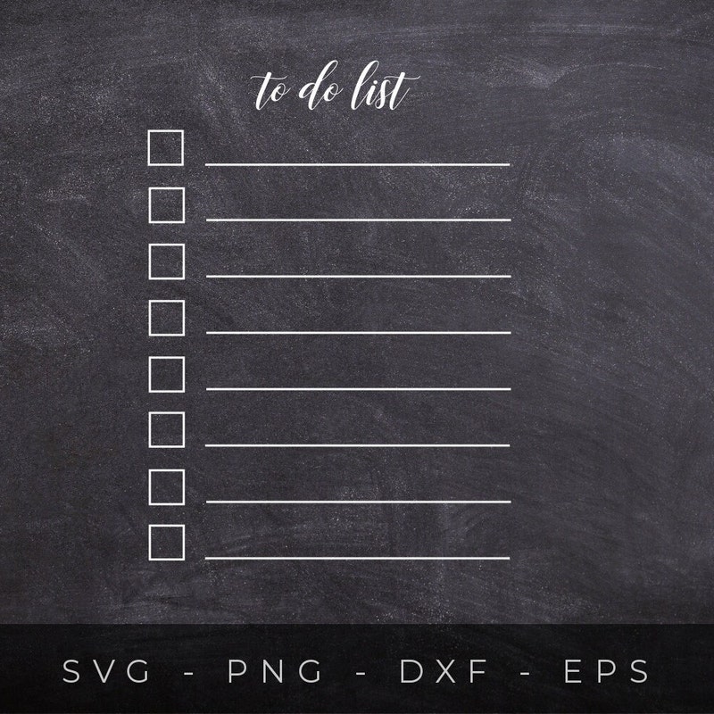 Erasable to Do List - Etsy