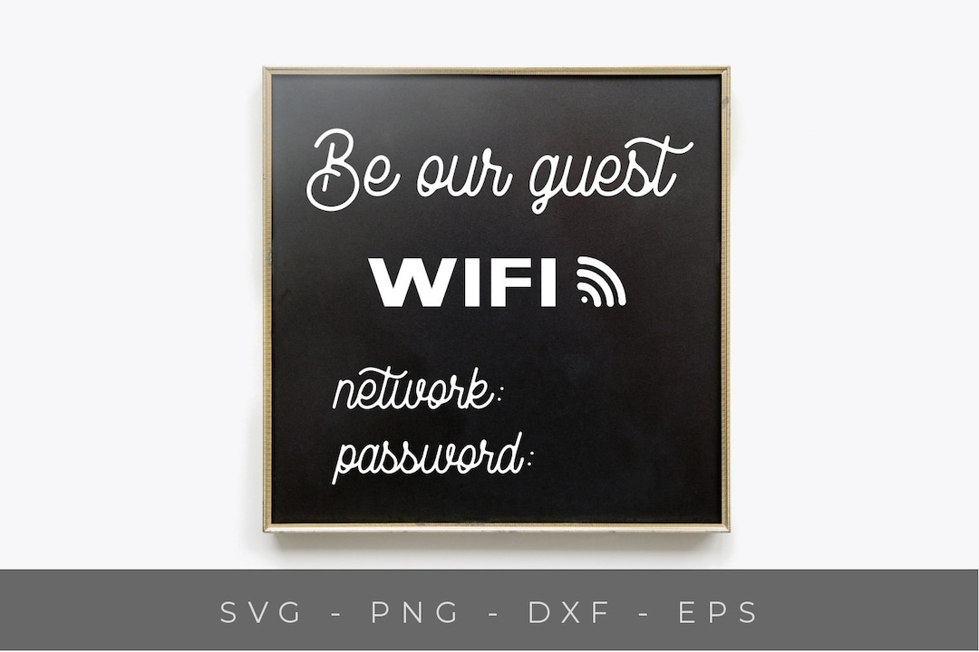 Wifi SVG Wifi Password Sign Svg Files Wifi Sign Svg Cut - Etsy