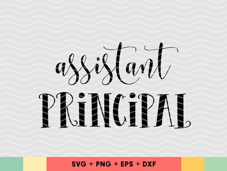 Assistant Principal SVG Back to School SVG Teacher PNG Mug - Etsy