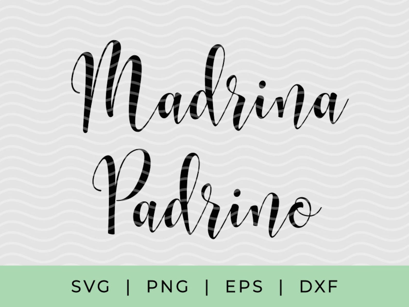 Madrina Svg, Padrino Svg, Godparents Cut Files, Spanish Cutting File ...