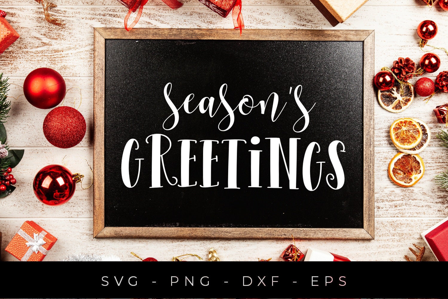 Seasons Greetings SVG Cut Files Christmas Sign Svg - Etsy