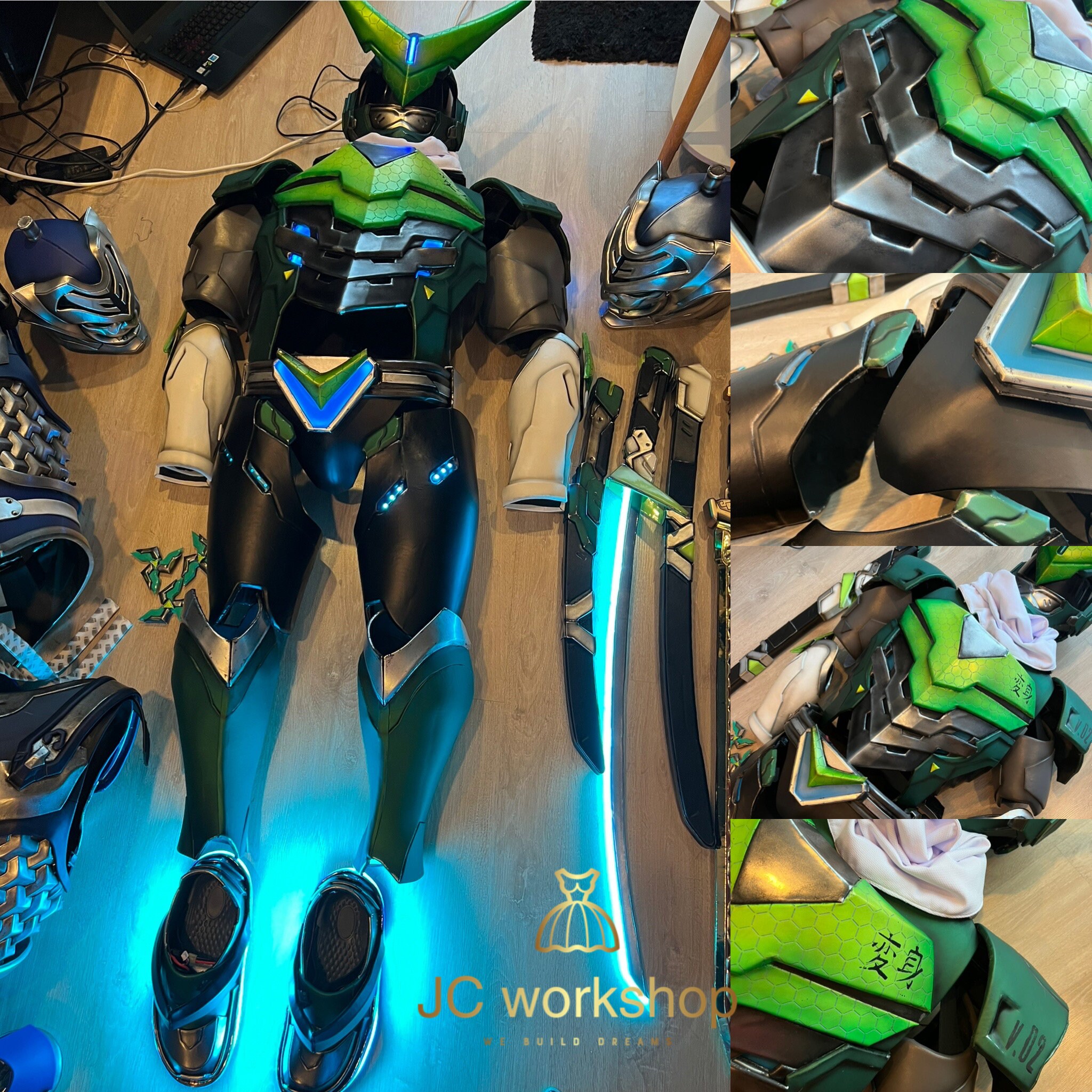 Genji Sentai Skin Overwatch Custom Made Order - Etsy