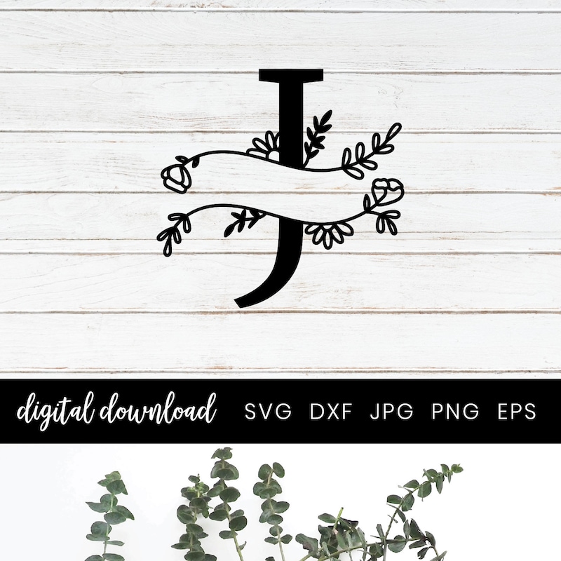 Letter J Monogram - Etsy
