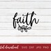 Faith Svg Cut File, Christmas Ornament Home Decoration, Christmas 2019 ...