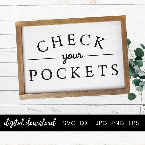 Check Your Pockets - Etsy