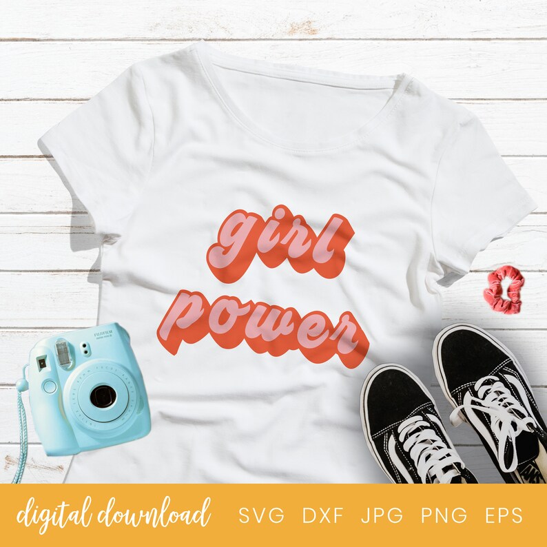 Girl Power Svg Girl Power Shirt VSCO Girl Svg Funny Trendy - Etsy