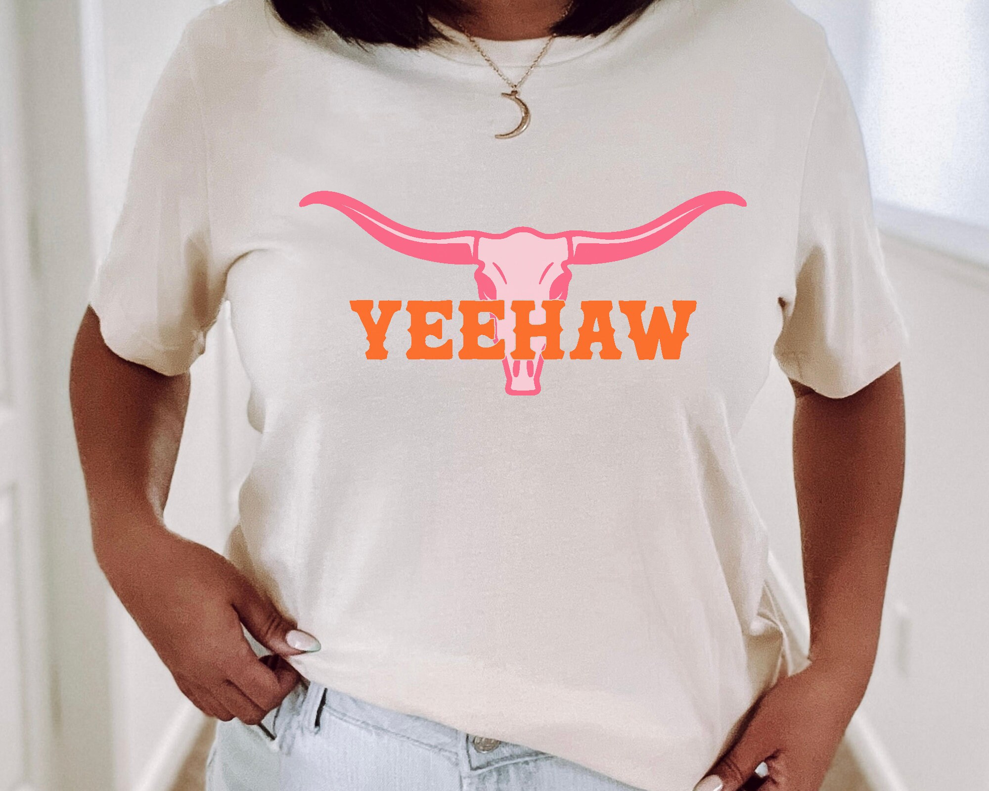 Yeehaw Svg Wild West Svg Bull Cow Horns Western Design Svg - Etsy