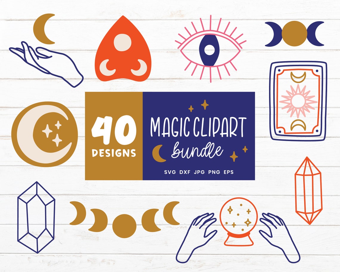 Magic SVG Bundle, Witchcraft Svg Files for Cricut, Witch Svg Cut File ...