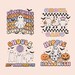 Retro Halloween PNG, Retro Fall Sublimation Bundle, Groovy Halloween ...
