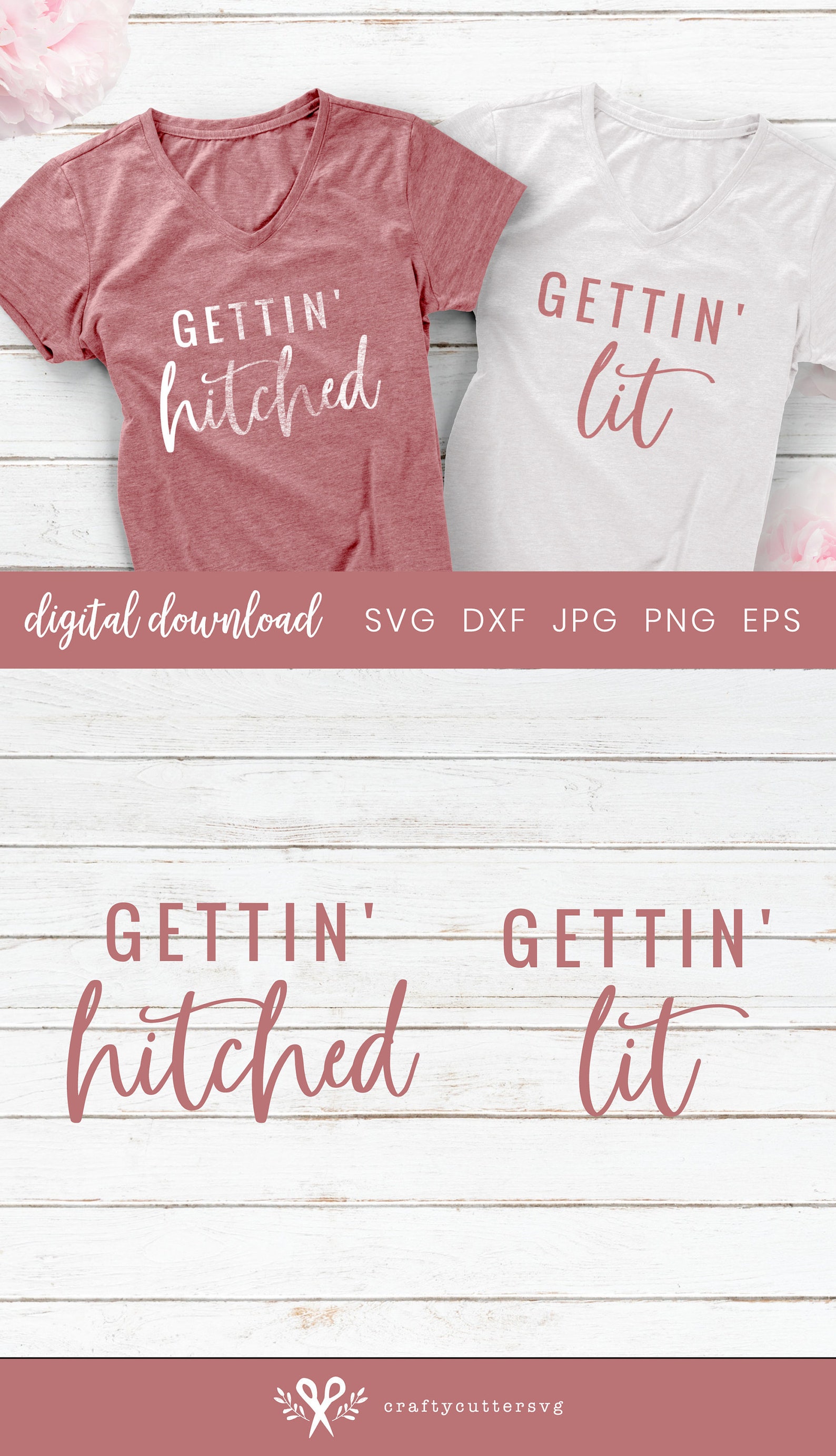Gettin' Hitched Svg Gettin' Lit Svg Bridal Robe - Etsy