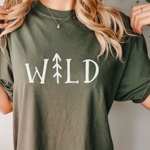 Wild Svg, Fun Camping Outfit, Wild T-shirt, Camping Shirt, Camping ...