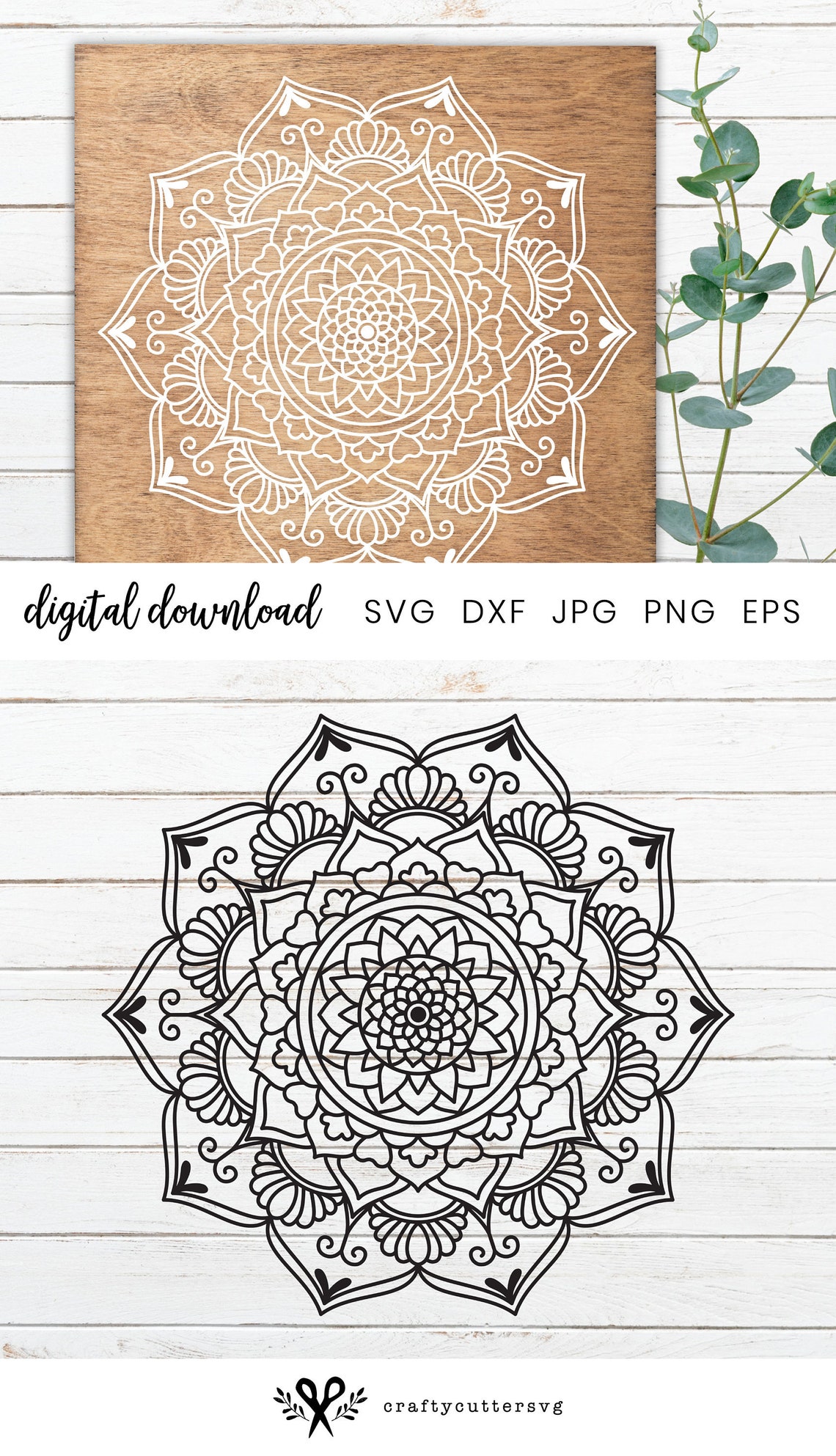 Mandala Art Svg Mandala Svg Cut File Mandala Vector Mandala - Etsy