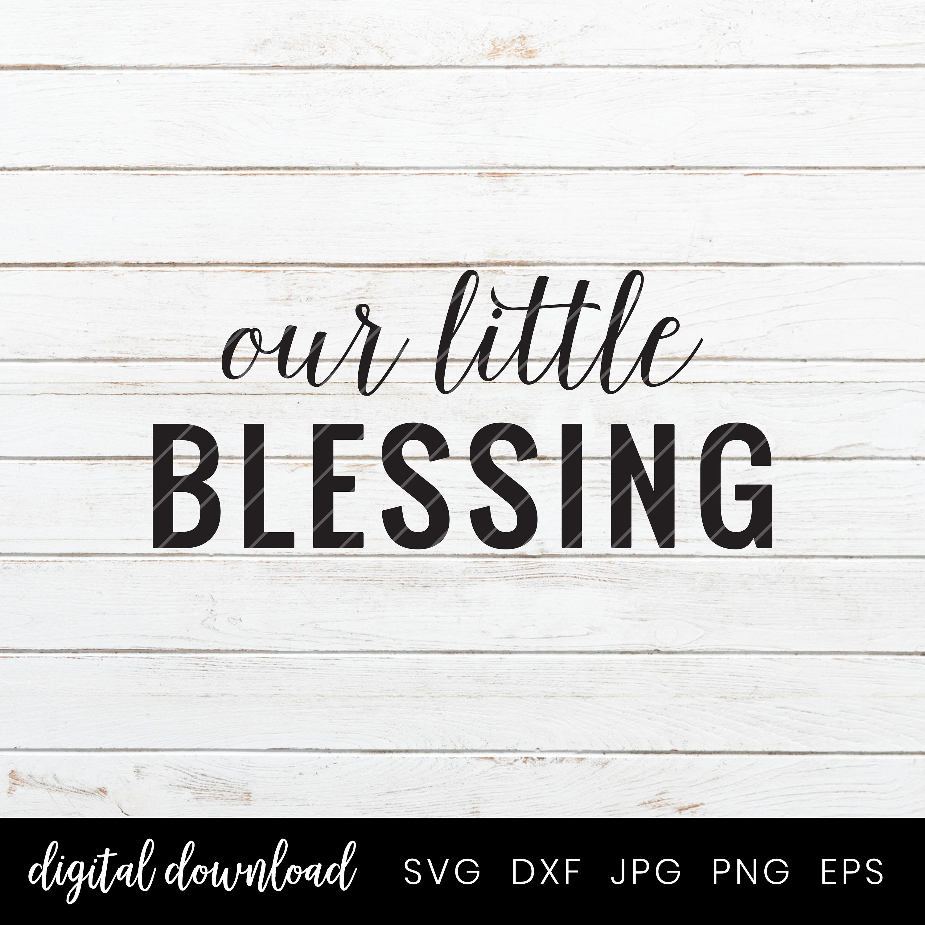 Our Little Blessing Svg, Newborn Cute Coming Home Outfit, Our Little ...