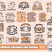 Retro Halloween PNG, Retro Fall Sublimation Bundle, Groovy Halloween ...