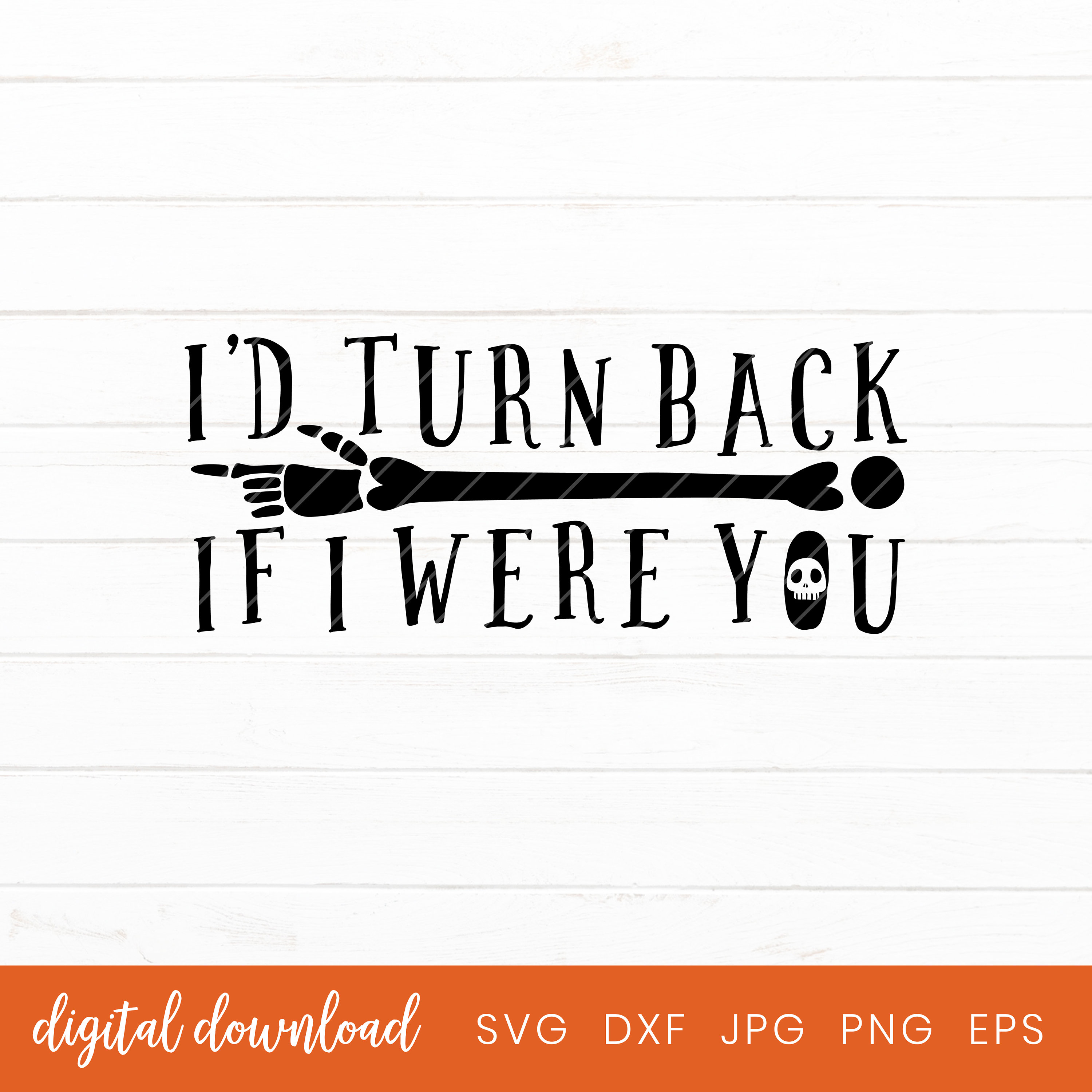 Halloween Haunted House Svg Sign, Halloween Decorations, I'd Turn Back ...