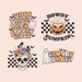 Retro Halloween PNG, Retro Fall Sublimation Bundle, Groovy Halloween ...
