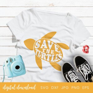 Save the Turtles Svg, VSCO Girls Svg, Save the Turtles Shirt, Trendy ...