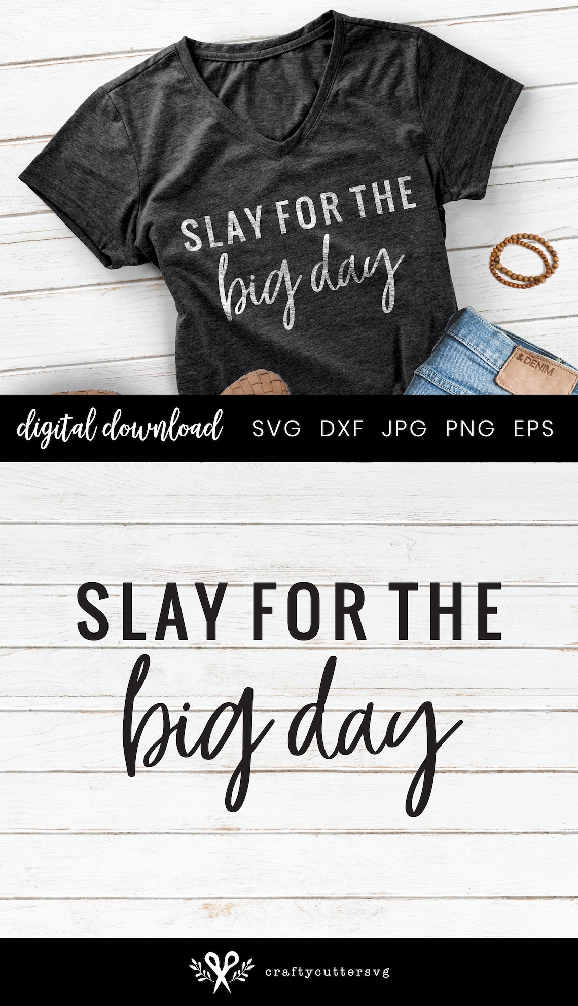 Slay for the Big Day Svg Wedding Workout Shirt Crafting and | Etsy