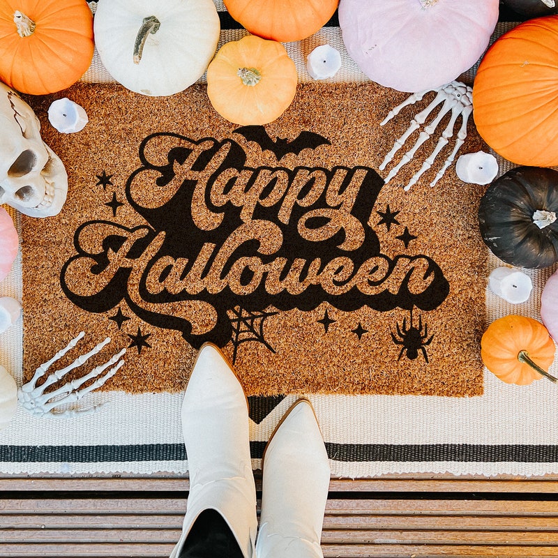 Halloween Door Mat - Etsy