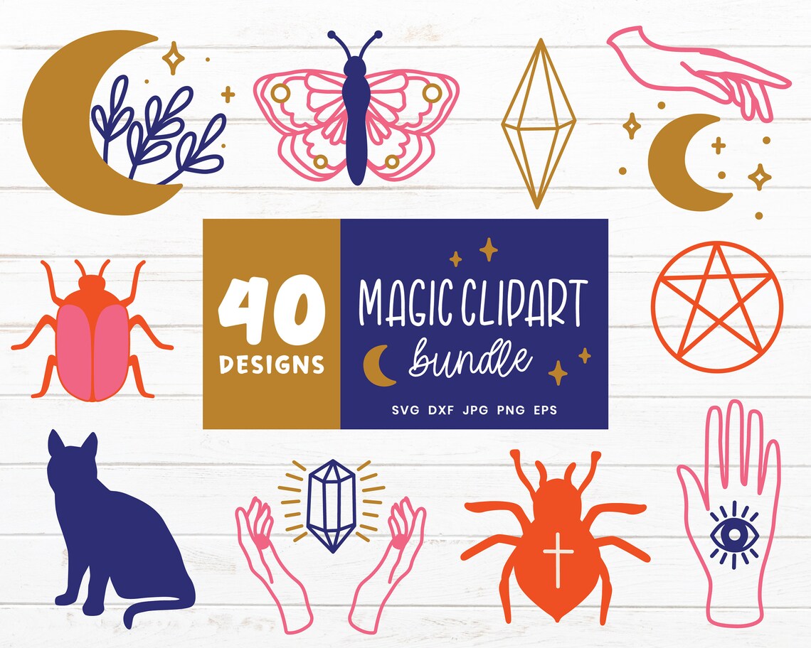 Magic SVG Bundle Witchcraft Svg Files for Cricut Witch Svg - Etsy