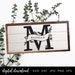 M Monogram Split Alphabet Letter, Split Monogram Cut File, Split ...
