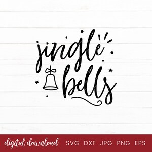 Jingle Bells Svg Cut File, Christmas SVG Cut File, Svg File Download ...