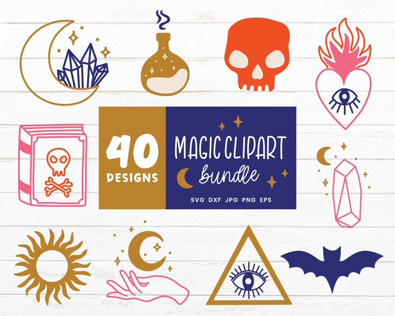 Magic SVG Bundle Witchcraft Svg Files for Cricut Witch Svg - Etsy