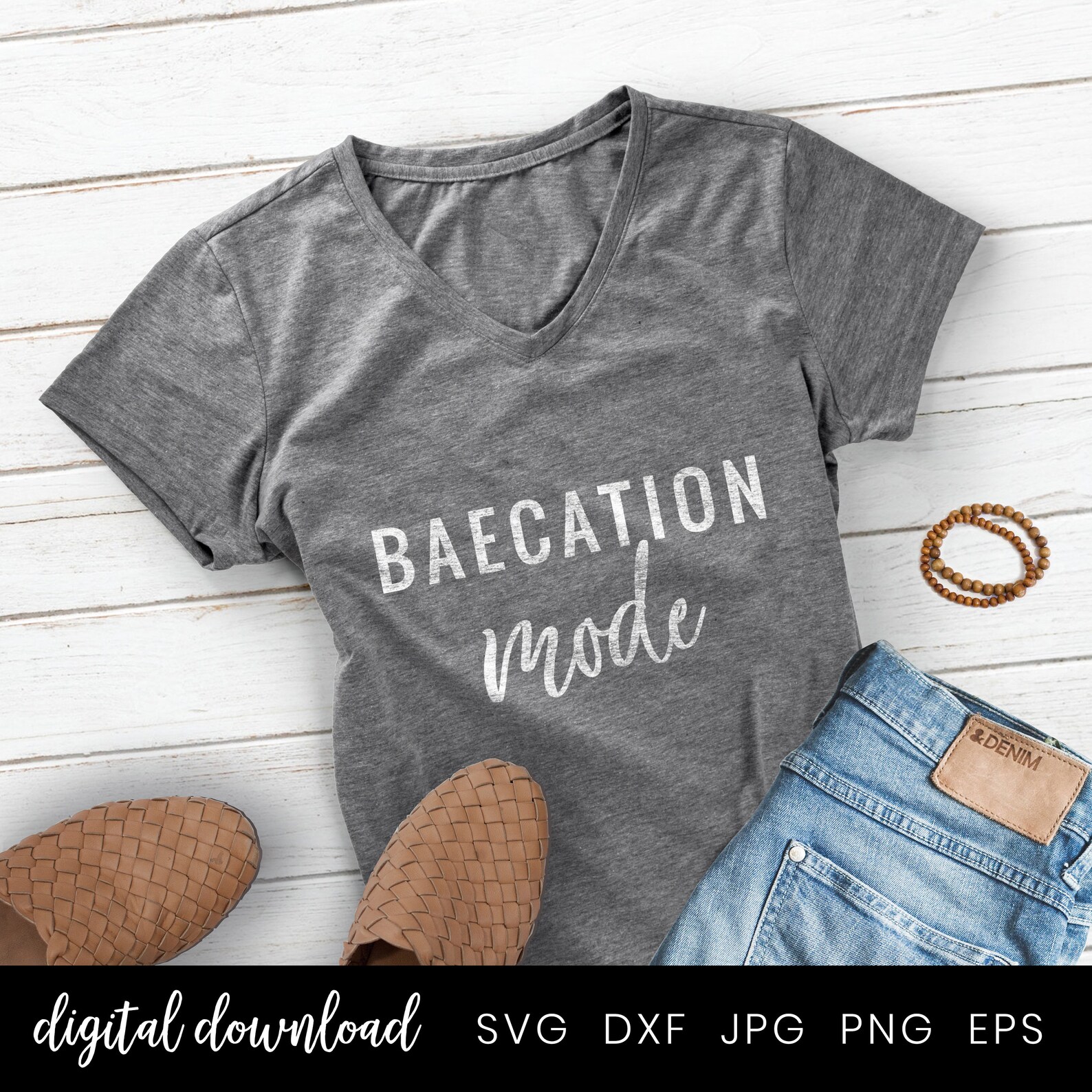 Baecation Mode Svg Honeymoon Outfit Vinyl Iron on Heat | Etsy