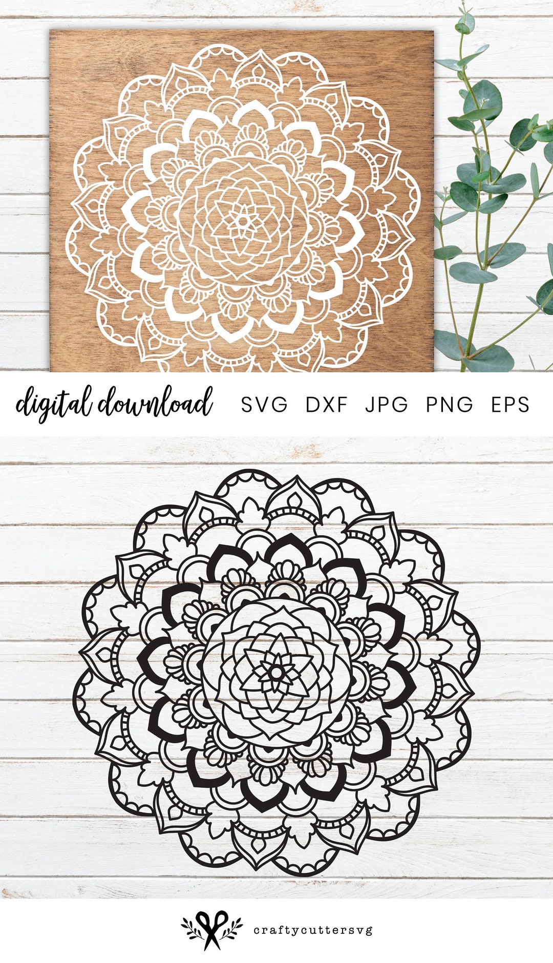 Mandala Art Svg, Mandala Svg Cut File, Mandala Tapestry, Mandala ...