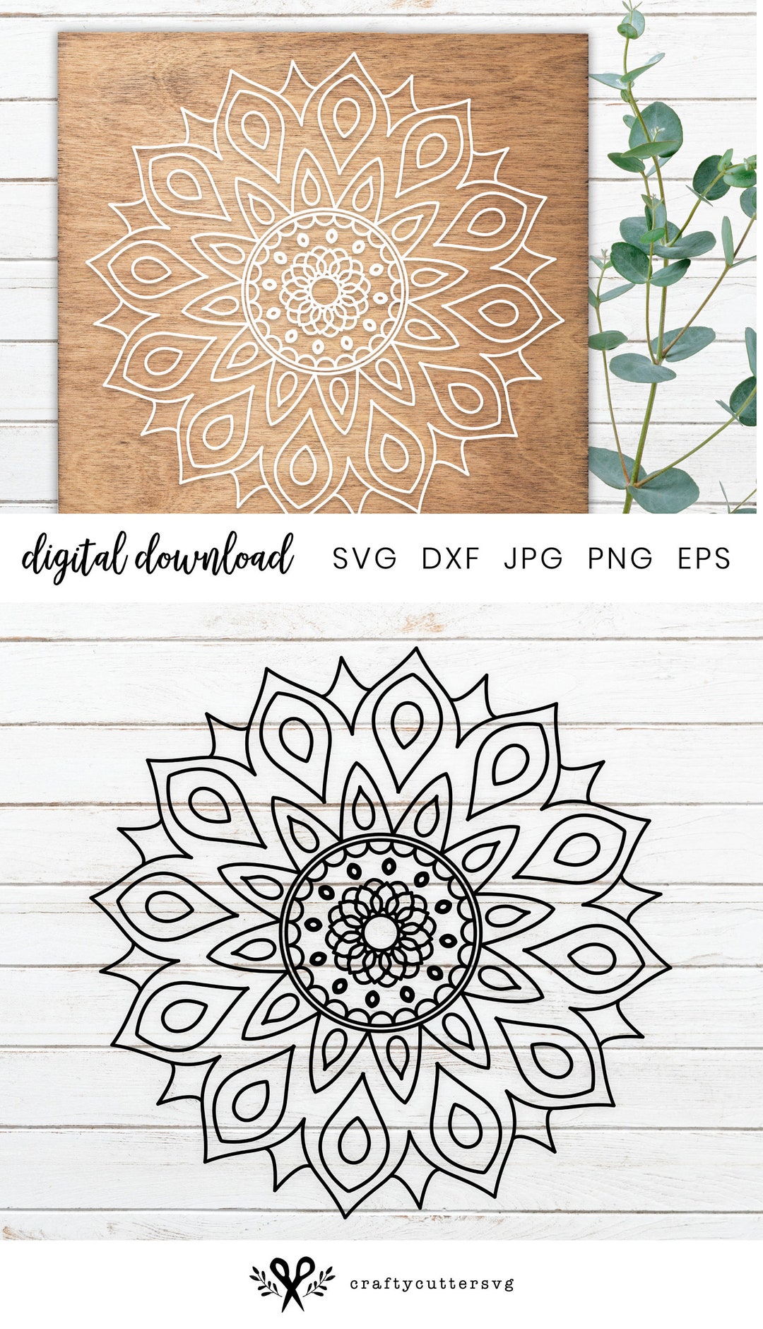 Mandala Svg Cut File, Printable Mandala, Mandala Files for Cricut ...