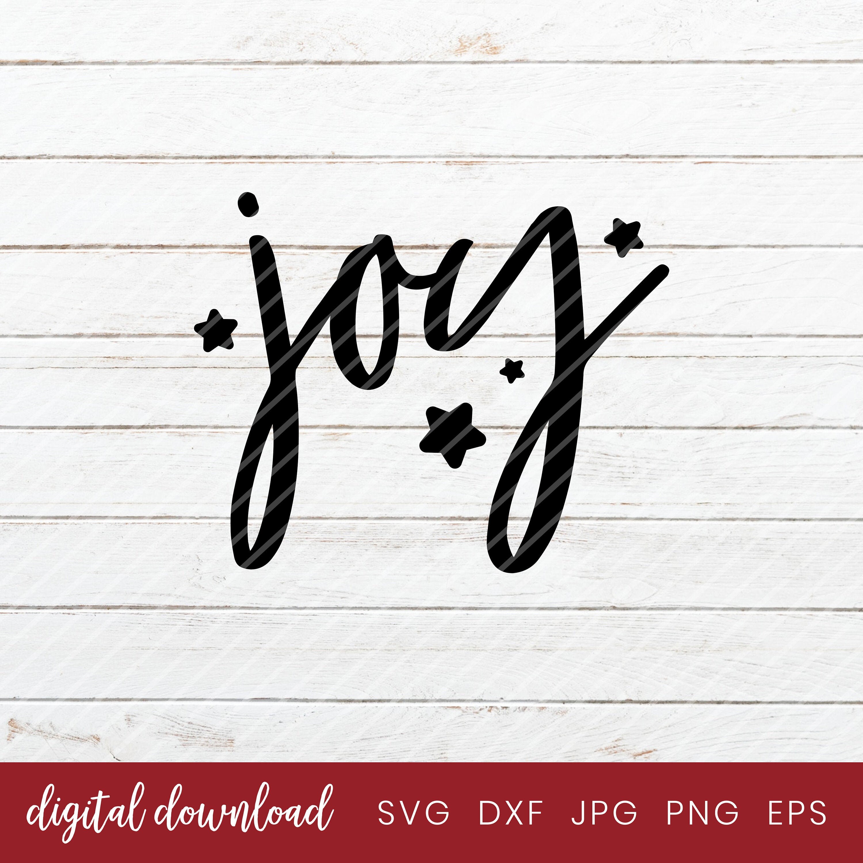 Christmas Tree Ornaments SVG Cut Files Joy SVG DXF Download | Etsy