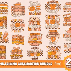 Retro Halloween PNG, Retro Fall Sublimation Bundle, Groovy Halloween ...