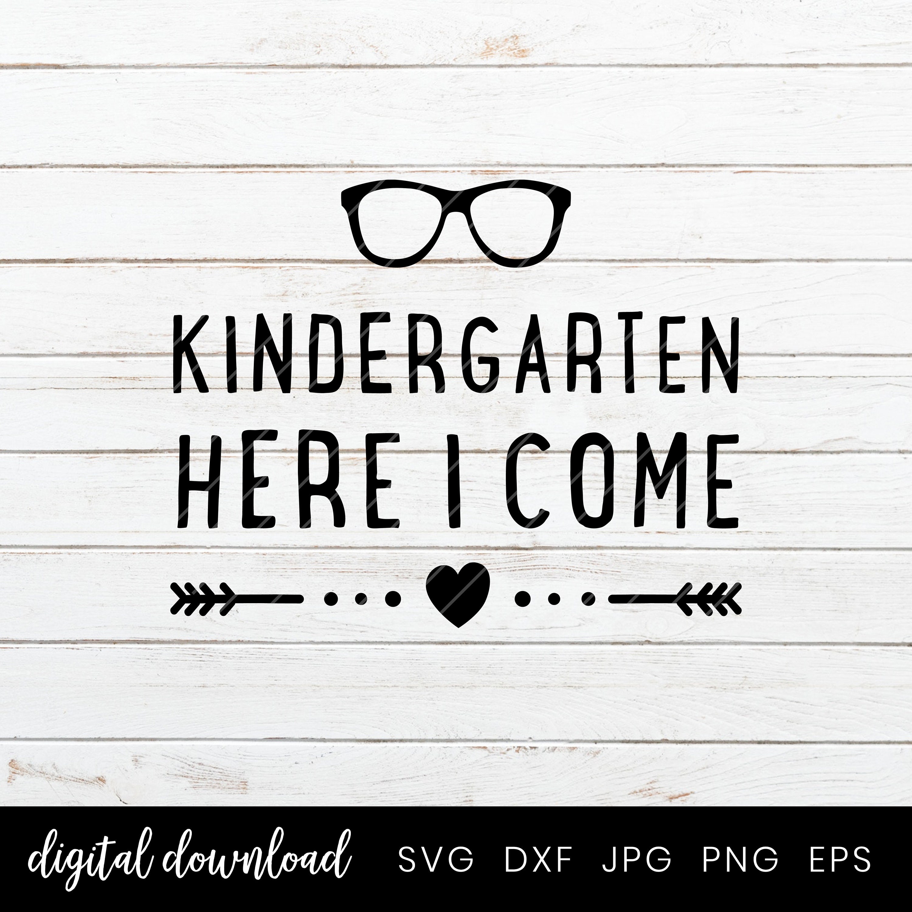 Kindergarten Svg Bundle for Cricut Machine Back to School | Etsy