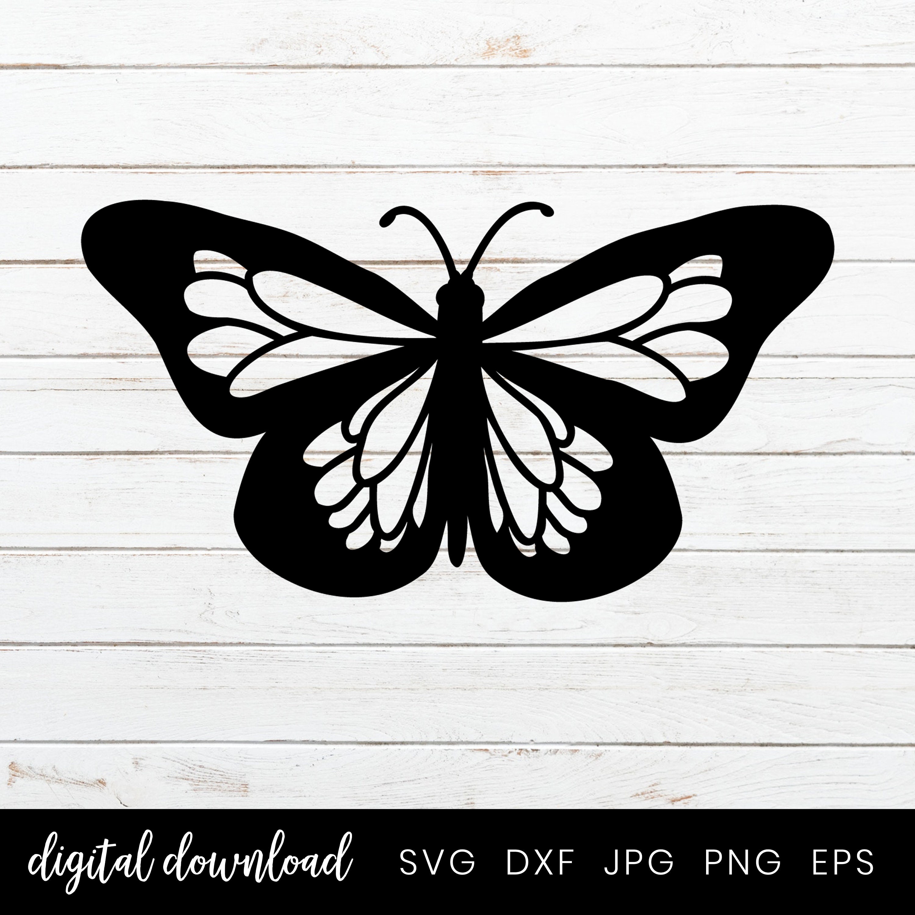 Monarch Butterfly Cut File Paper Cut Design Butterfly Wall | Etsy