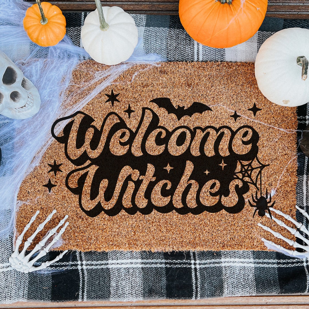 Fall Doormat SVG, Welcome Witches Png, Halloween Doormat, Autumn Svg ...