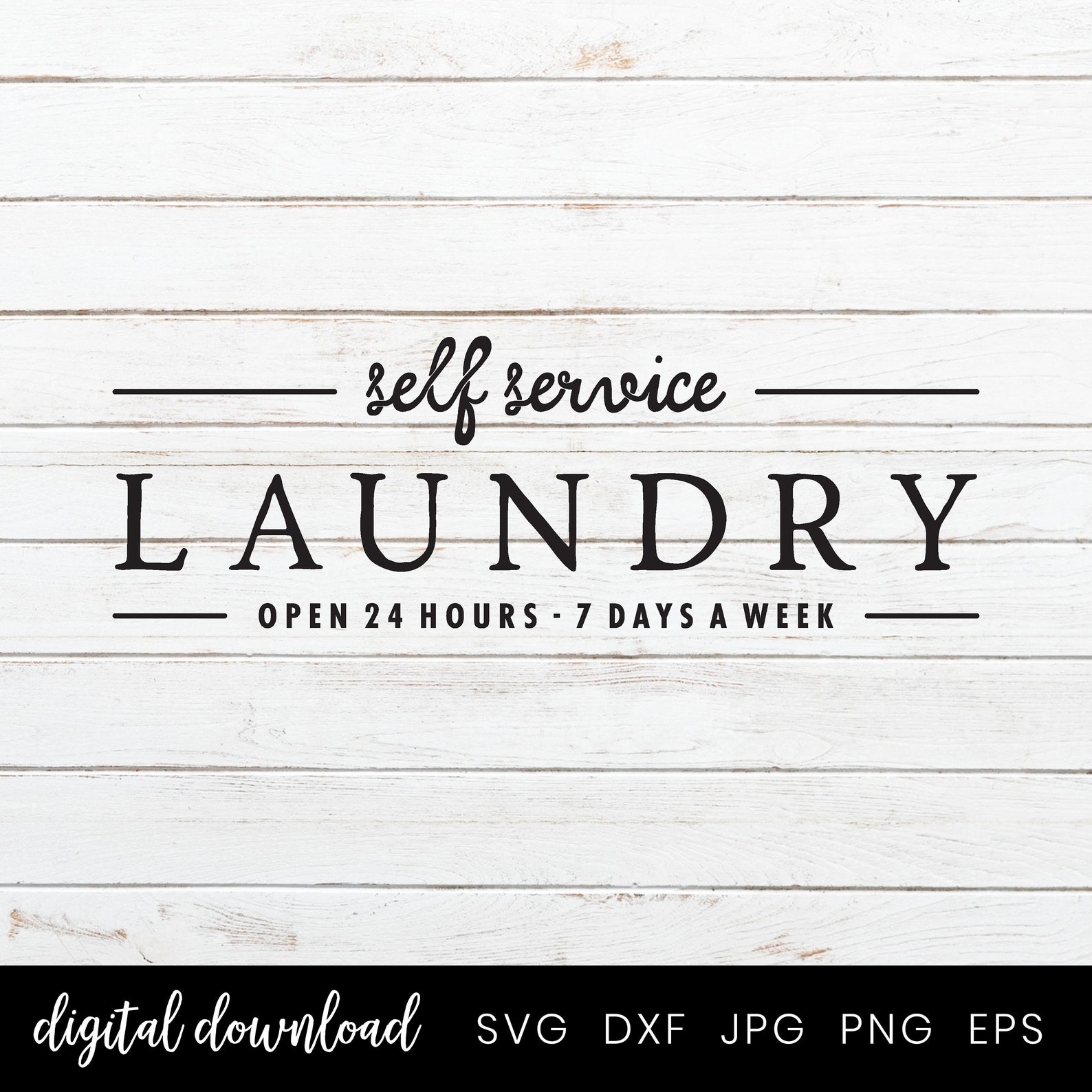 Self Service Laundry Svg Laundry Digital Cutting File | Etsy