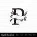 P Monogram Split Alphabet Letter Split Monogram Cut File - Etsy