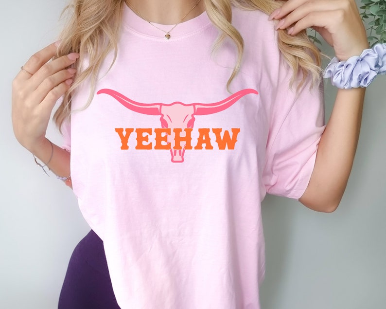 Yeehaw Svg Wild West Svg Bull Cow Horns Western Design Svg - Etsy
