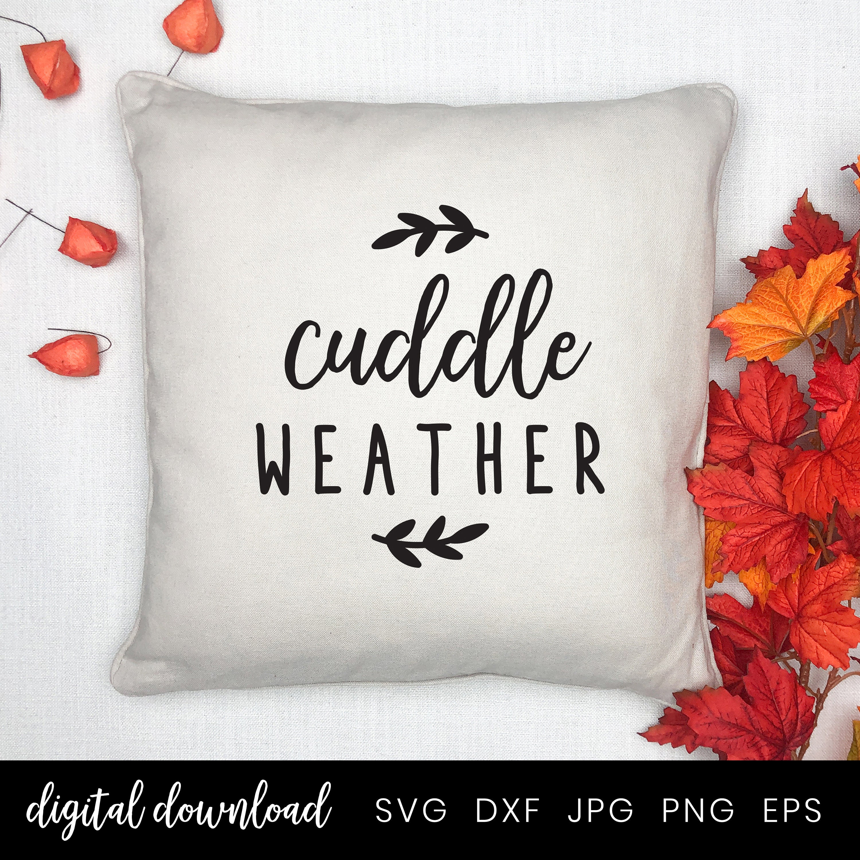 Fall Svg Cuddle Weather Svg Fall svg saying Sign Svg | Etsy