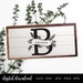 B Monogram Split Alphabet Letter, Split Monogram Cut File, Split ...