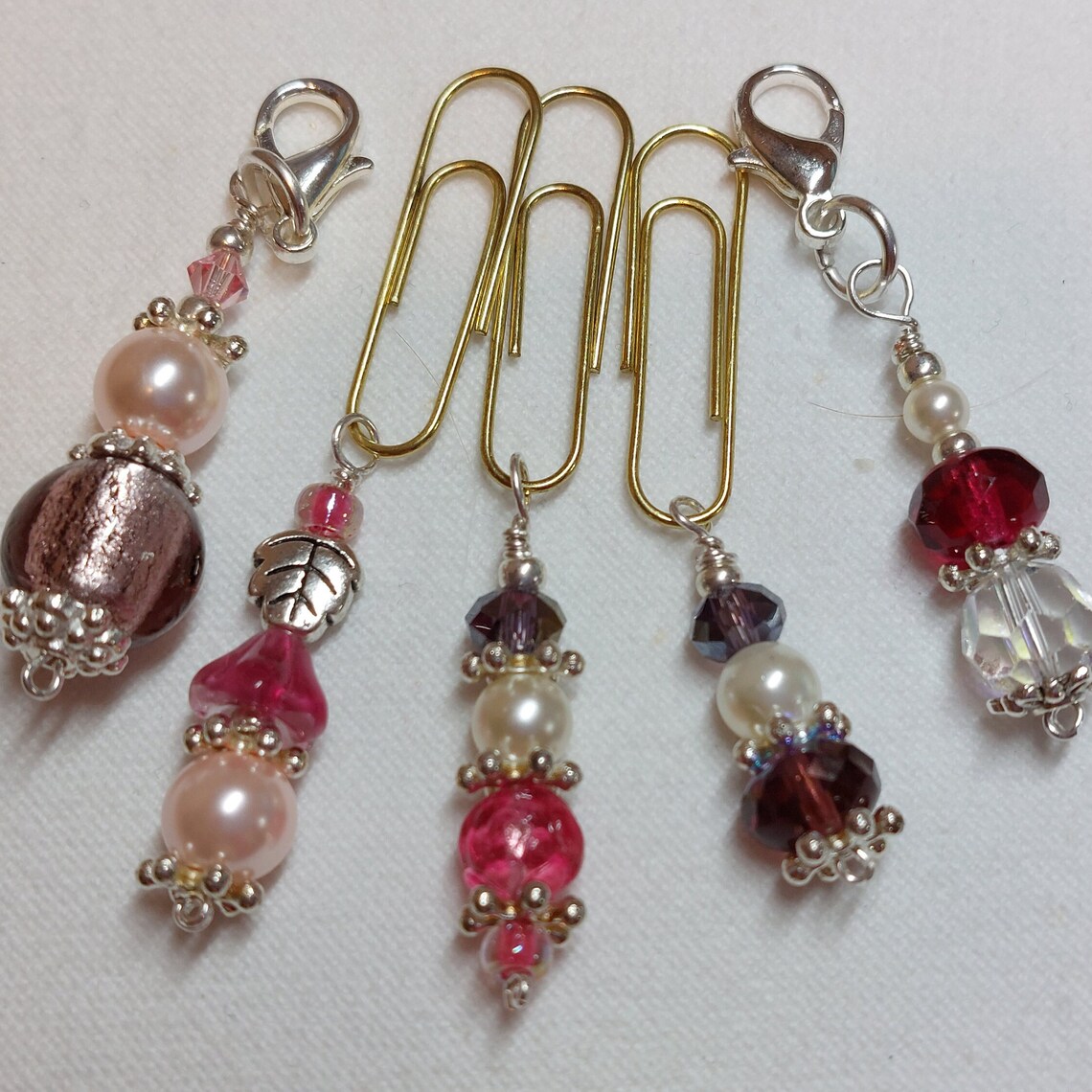 D1 Various Charms 5 in a Pack for Notebooks Journals , Zipper Pulls Etc ...