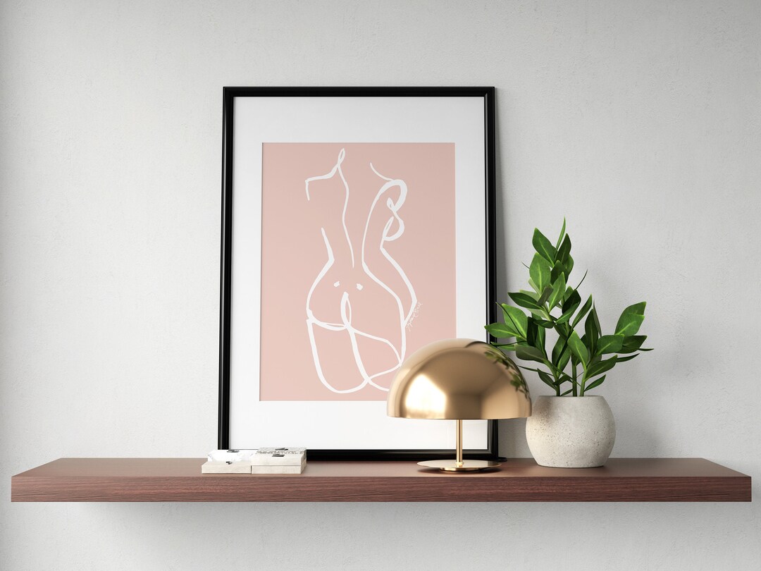 Abstract Woman Line Art, INSTANT DOWNLOAD, Minimal Art, Portrait Print ...