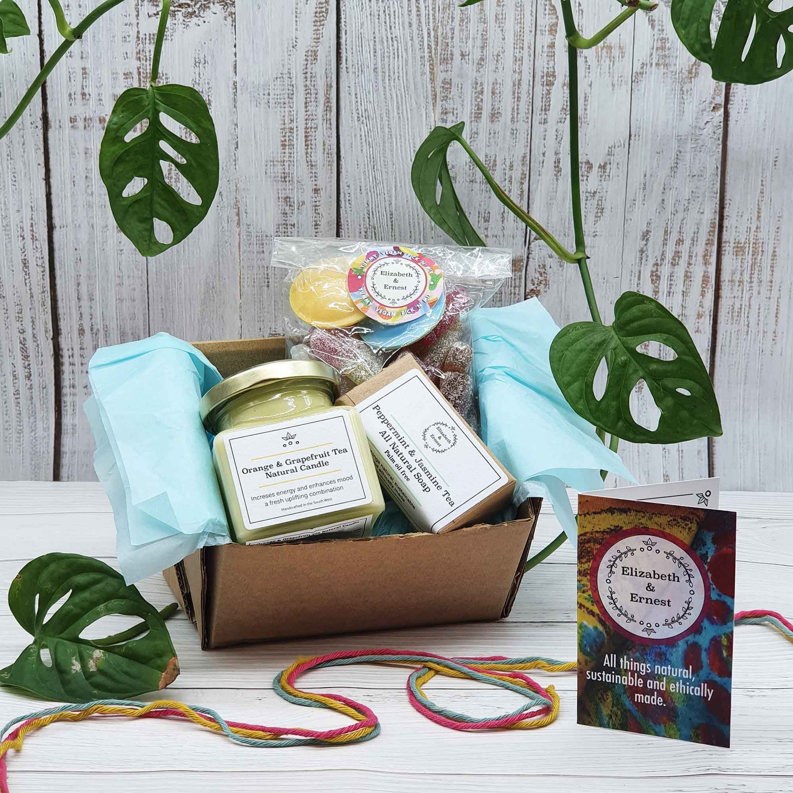 Eco Friendly 'keep on Smiling' Gift Box Sustainable - Etsy