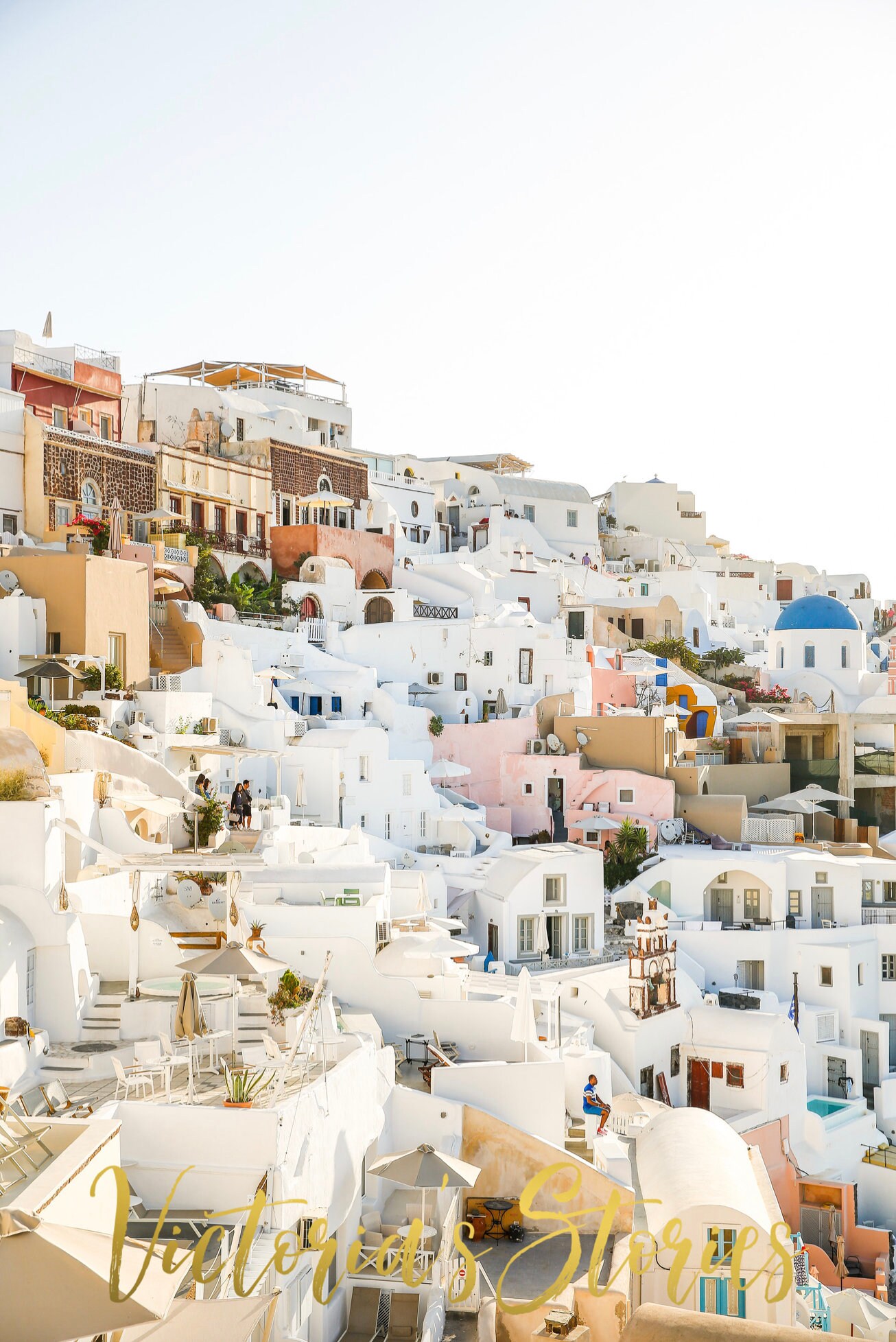 Greece Print Set of 3 // blue Views greek Island | Etsy