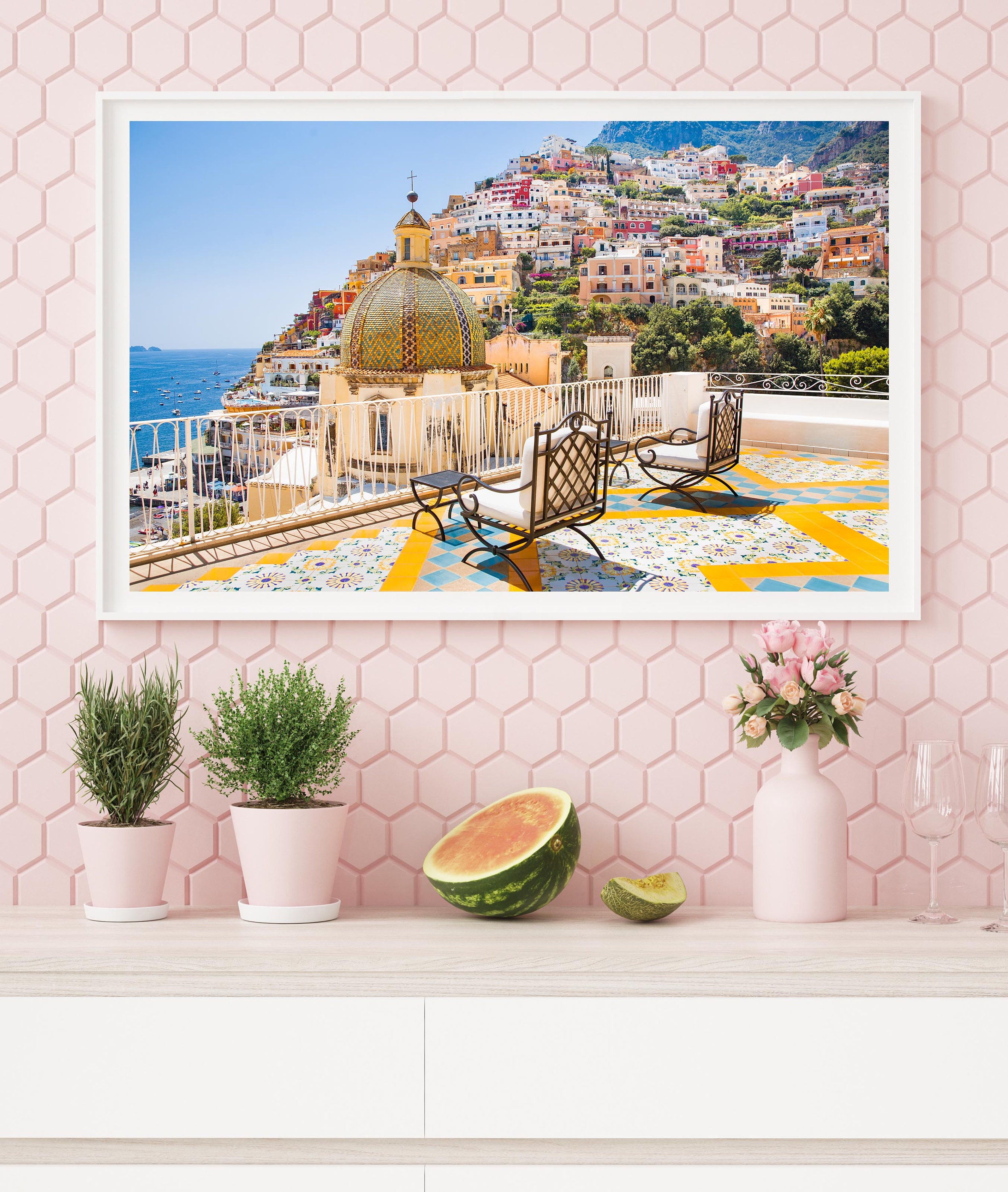 Positano Wall Art // Positano Balcony View positano Prints - Etsy