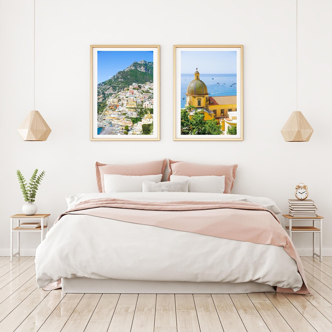 Positano Pictures // "positano Blue" (positano Prints, Italy Art Prints ...